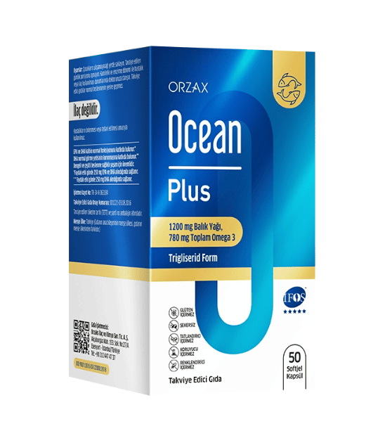 Ocean Plus Omega 3 1200 mg 50 Kapsül | Markafarma